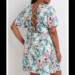 Charlotte Russe | Dresses | New Tropical Print Dress Plus Size Only ...